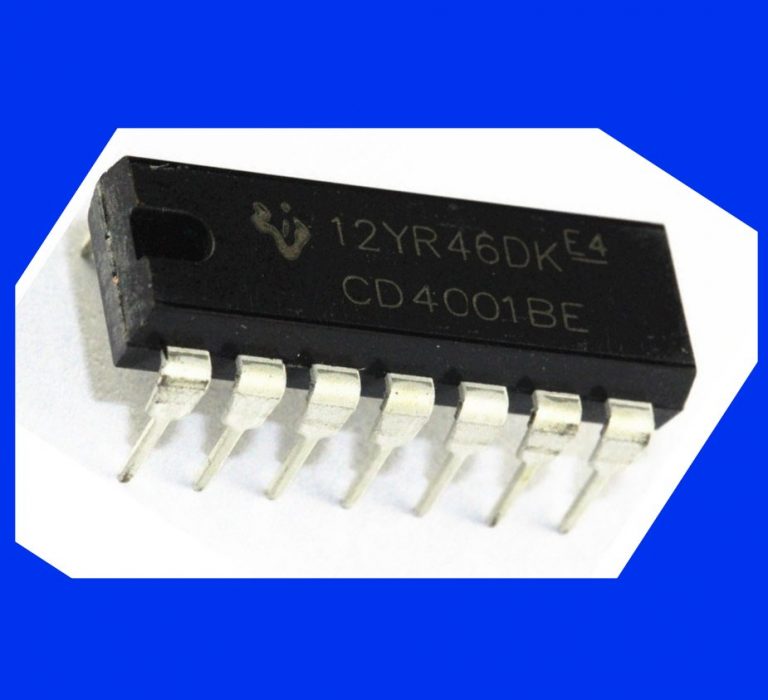 cd4001 IC DIP14 - nor שער - פרויקט הנדסאי אלקטרוניקה